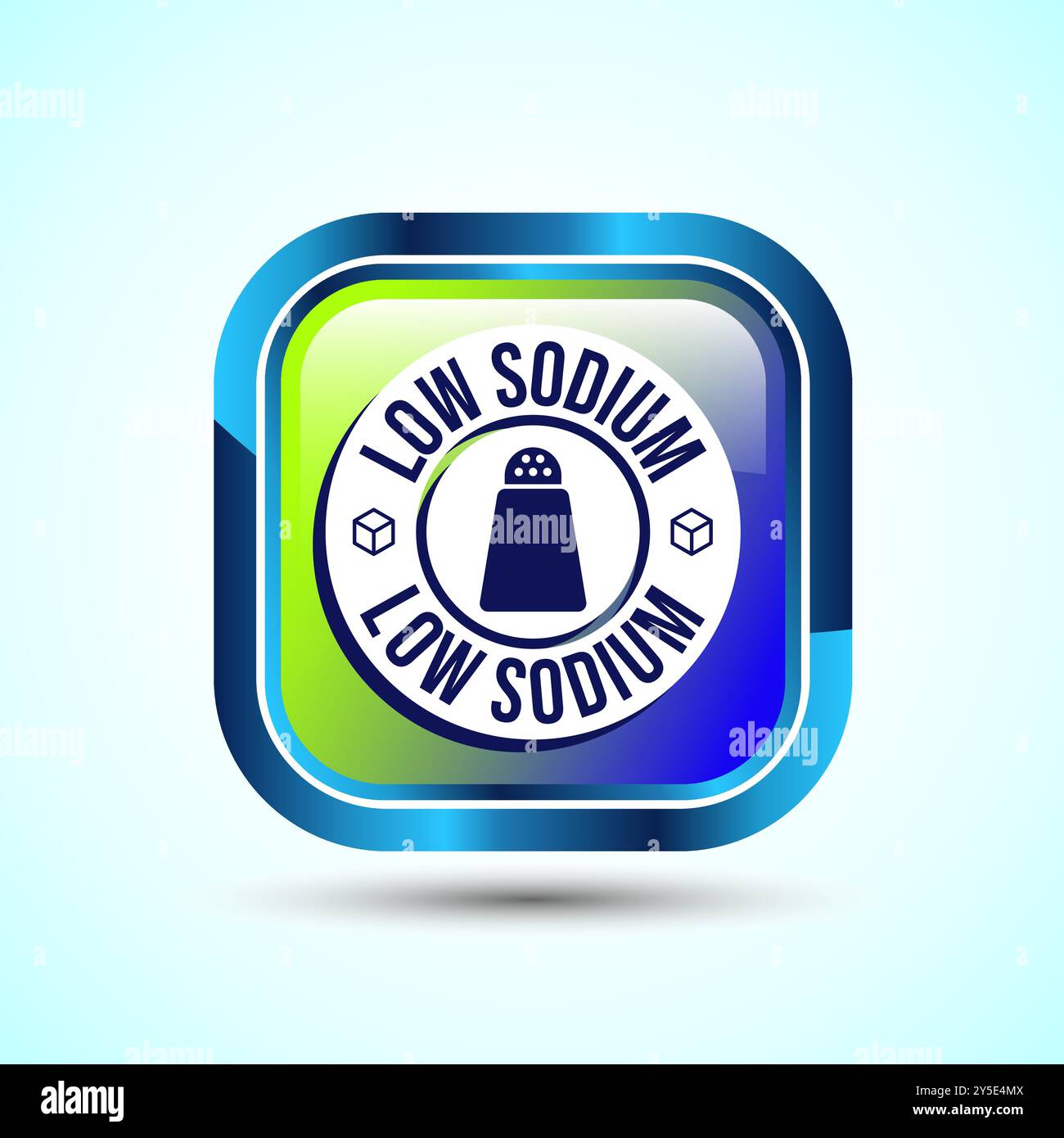Low Sodium Icon Button Design Illustration Stock Vector Image & Art - Alamy