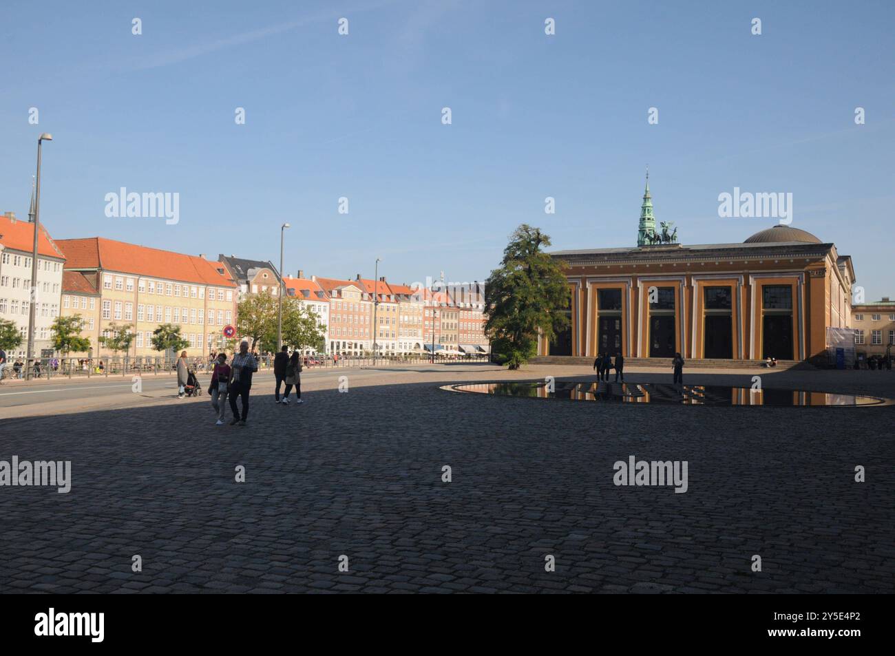 Copenhagen, Denmark /21 September 2024/. Thorvaldsen museum building in ...