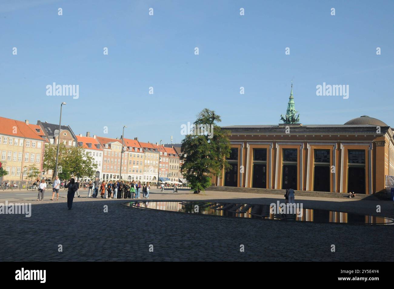 Copenhagen, Denmark /21 September 2024/. Thorvaldsen museum building in ...