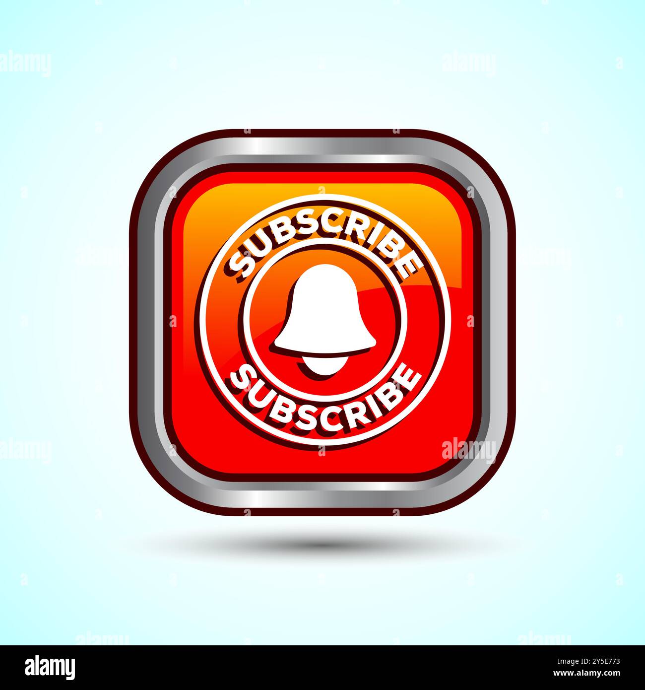 Animated red subscribe button notification hi-res stock photography and ...