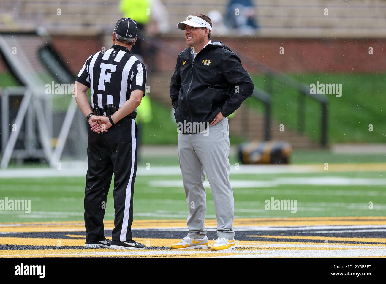 September 21 2024: Missouri Tigers head coach Eliah Drinkwitz talks ...