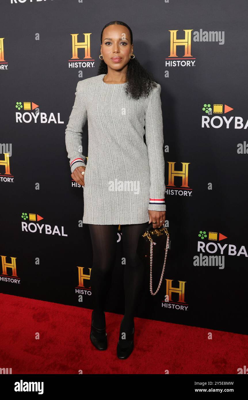 Los Angeles, Ca. 21st Sep, 2024. Kerry Washington at the History ...