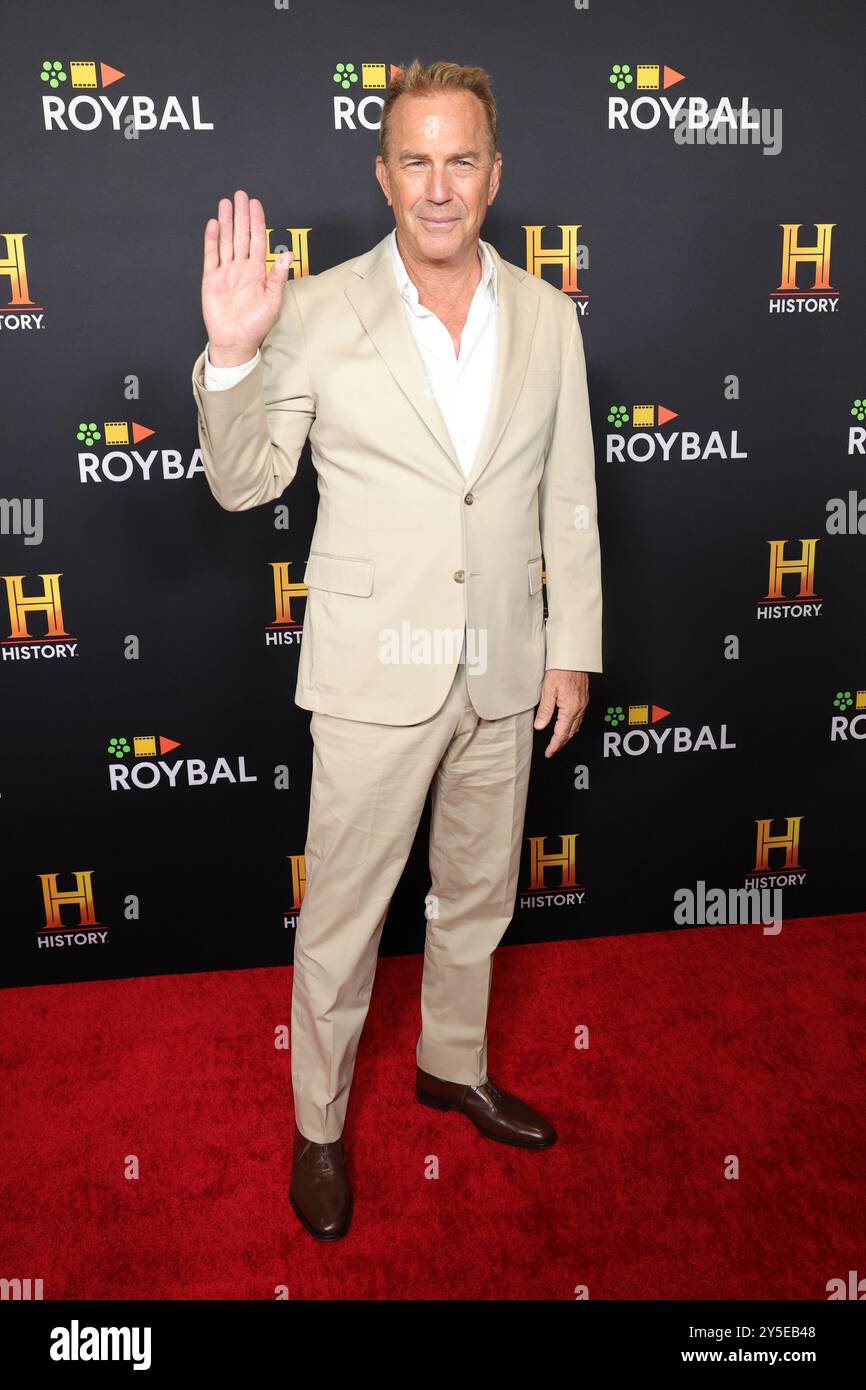 Los Angeles, Ca. 21st Sep, 2024. Kevin Costner at the History Channel's ...