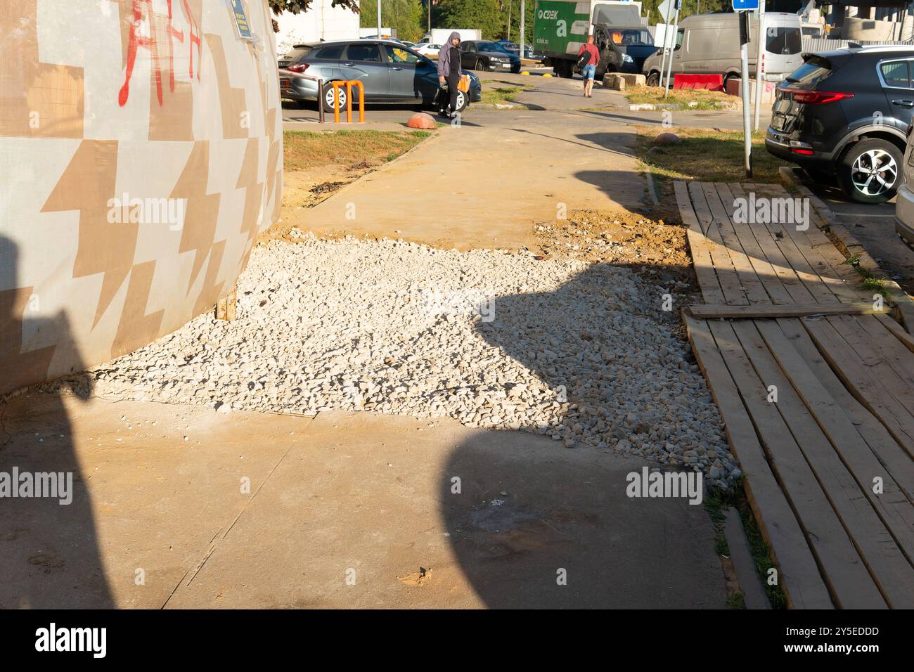 hole damage surface water danger rain road infrastructure dirty bad ...