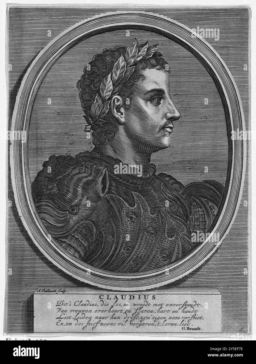 Roman Emperor Claudius, published circa 1908 Stock Photo - Alamy