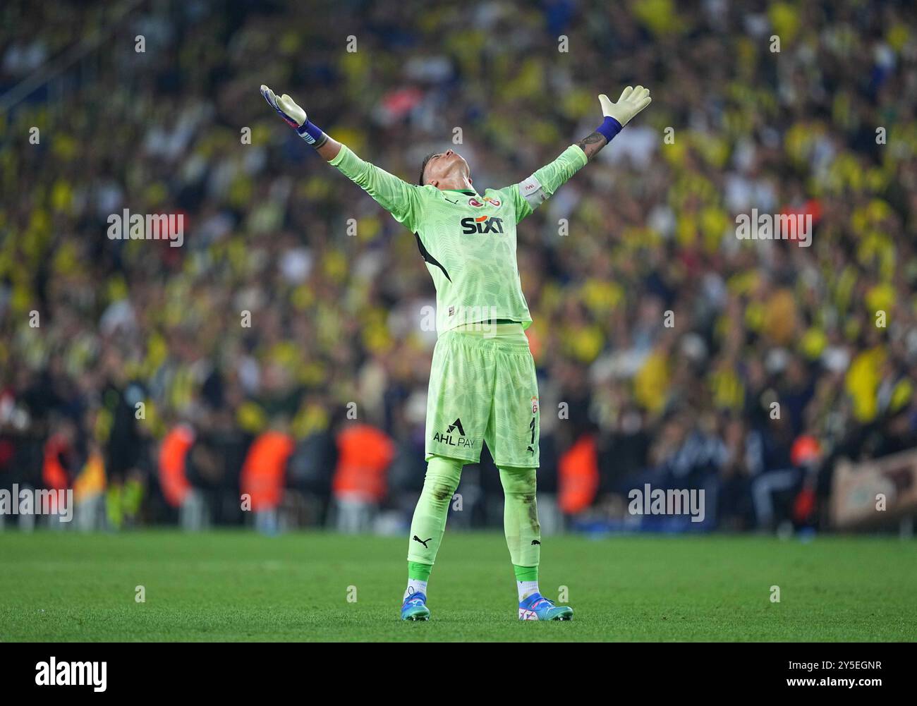 September 21 2024: Fernando Muslera of Galatasaray celebrate during a ...