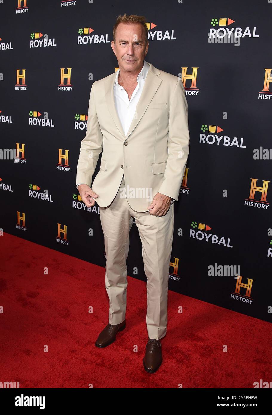 Los Angeles, USA. 21st Sep, 2024. Kevin Costner arriving to The HISTORY ...
