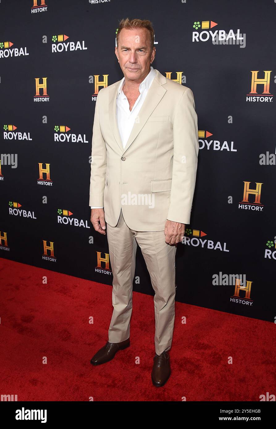 Los Angeles, USA. 21st Sep, 2024. Kevin Costner arriving to The HISTORY ...