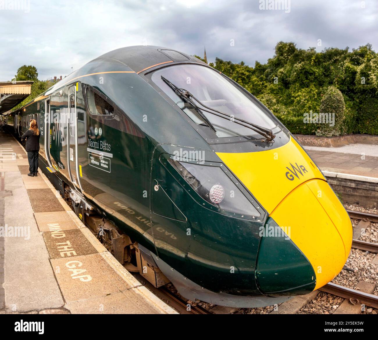 GWR Hitachi Class 800 intercity express train 800035 Naomi Betts in ...
