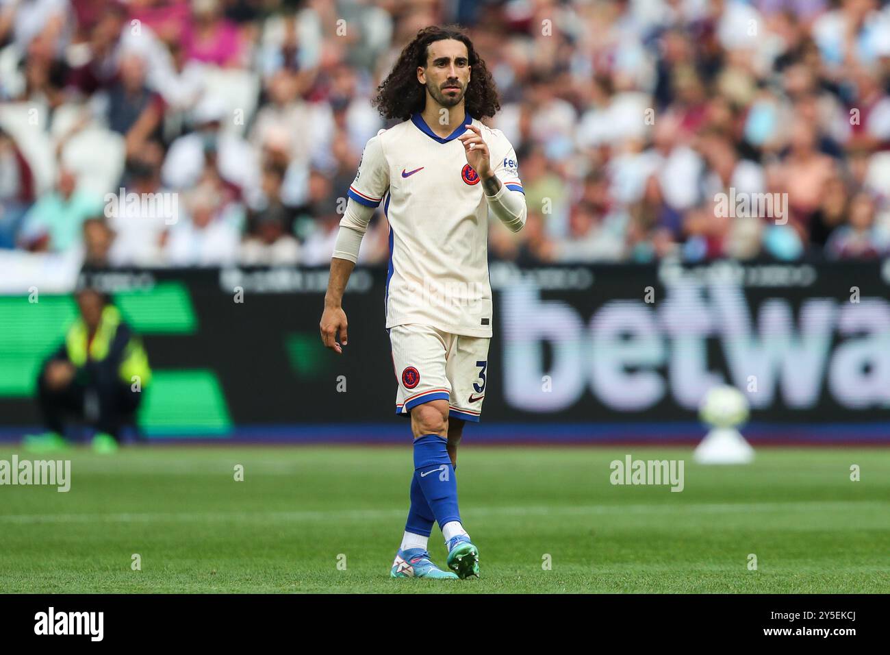 Marc Cucurella of Chelsea during the Premier League match West Ham ...