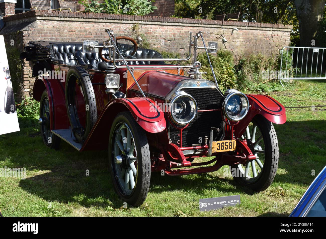 Beesd, the Netherlands - September 13, 2024:a classic 1912 Oldsmobile ...