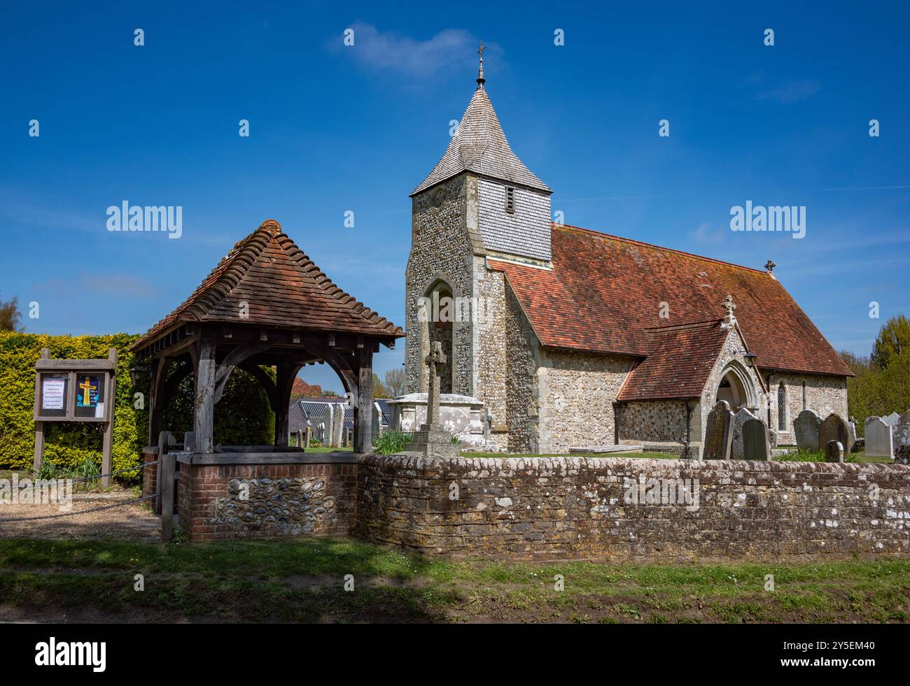 St Nicholas Church, West Itchenor, West Sussex, UK Stock Photo - Alamy