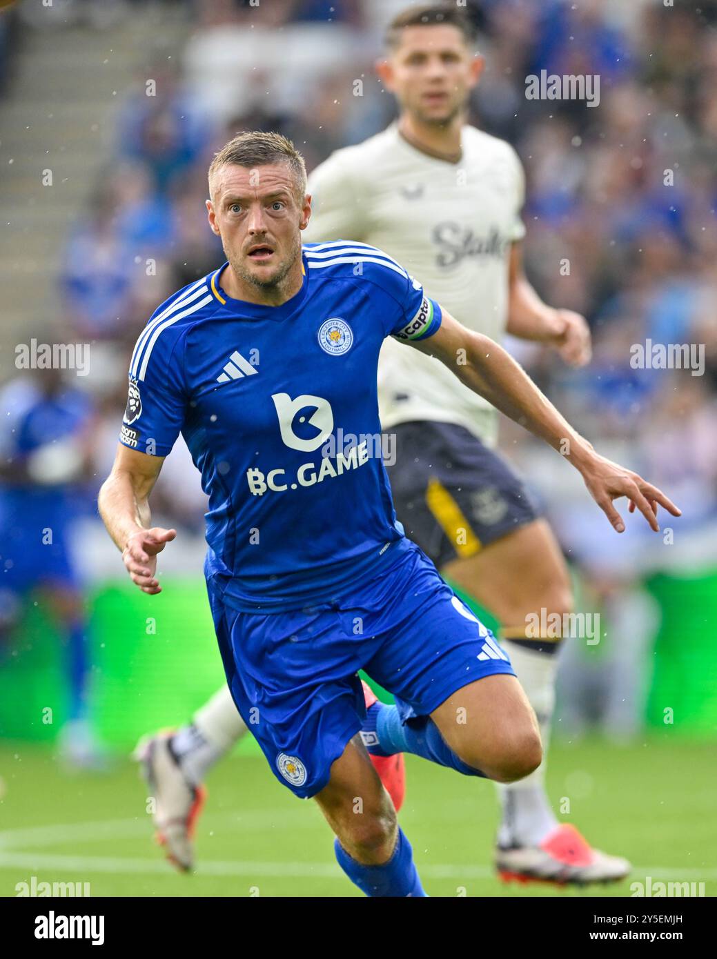 Jamie VARDY (Leicester City) during the Premier League match Leicester ...