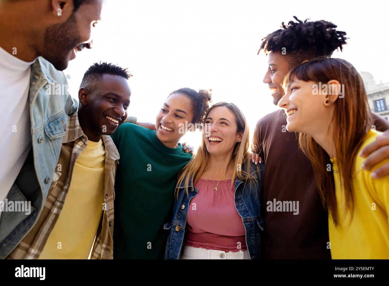 Multiracial people having fun hi-res stock photography and images - Alamy