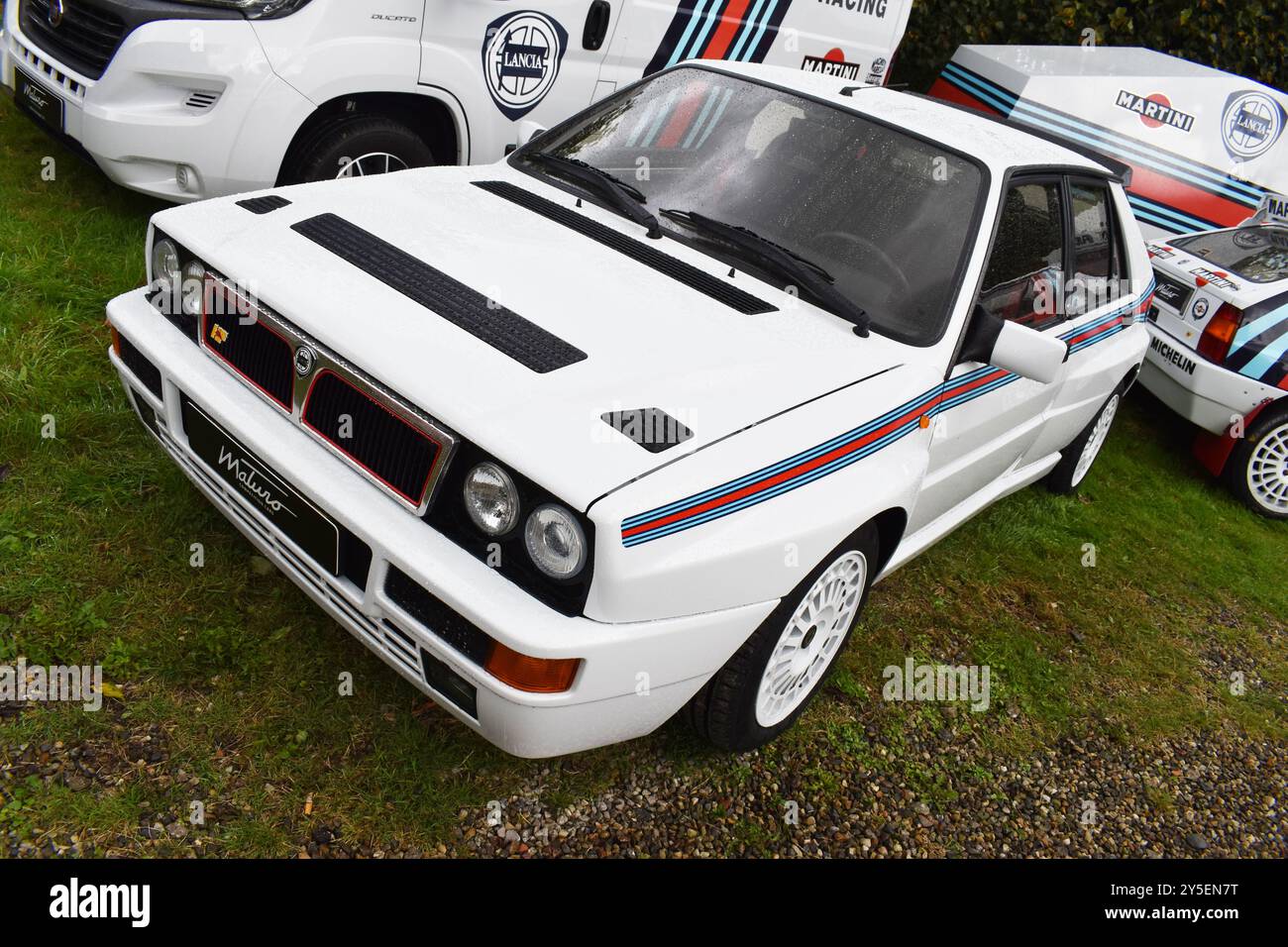Beesd, the Netherlands - September 13, 2024: a Lancia Delta HF ...