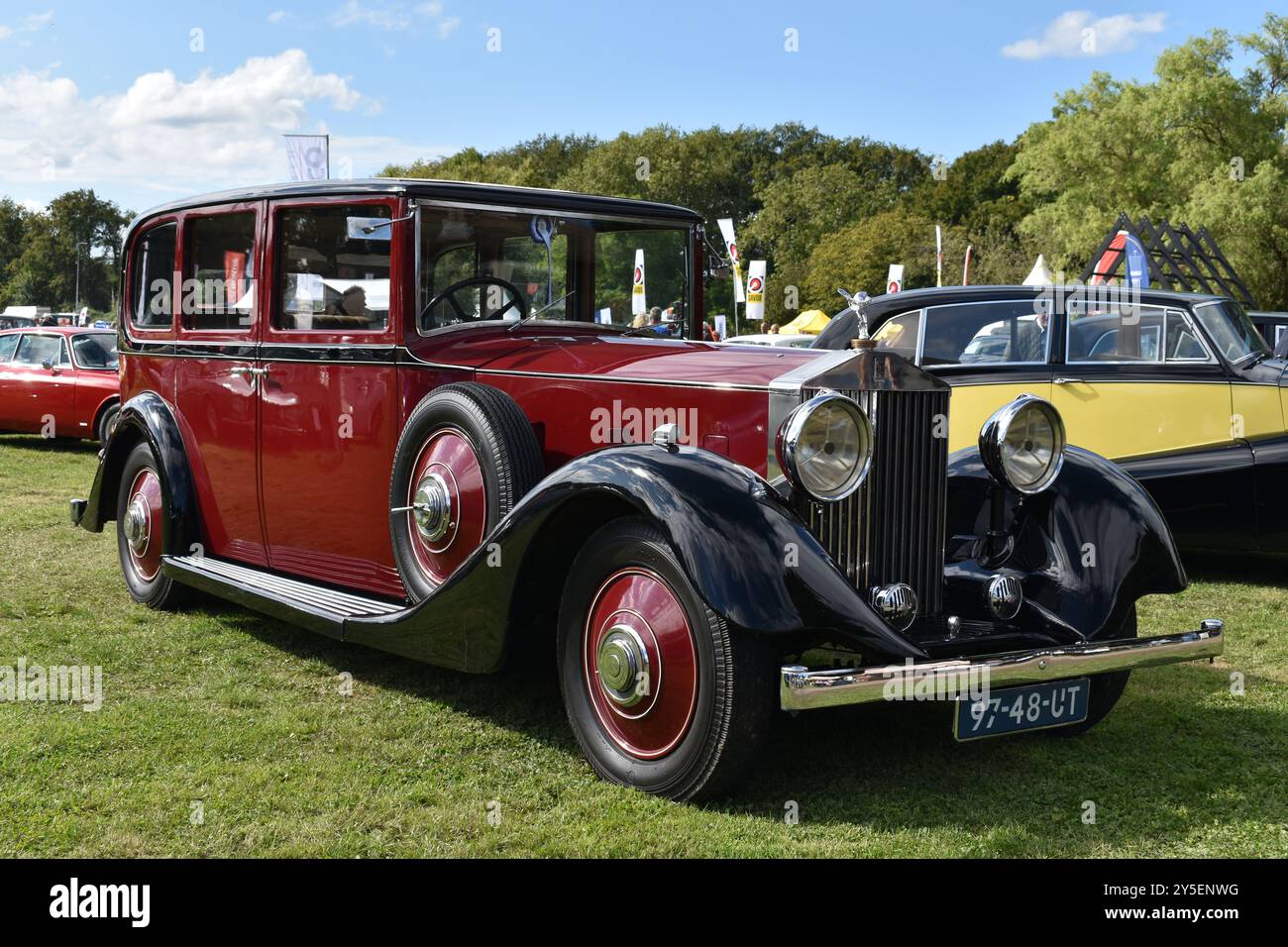 Beesd, the Netherlands - September 13, 2024:a classic 1935 Rolls-Royce ...