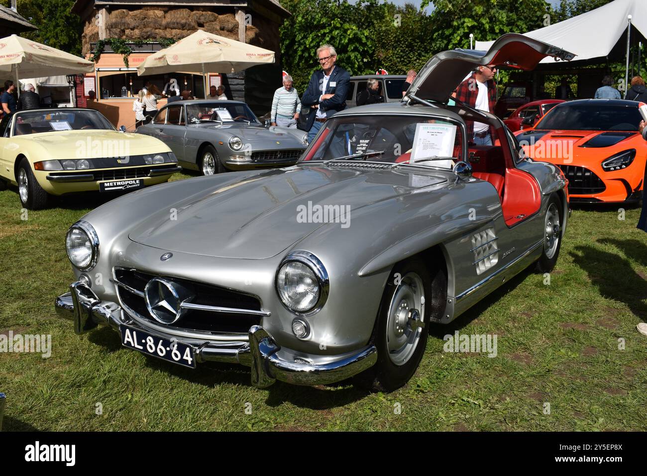 Beesd, the Netherlands - September 13, 2024: a classic 1950s Mercedes ...