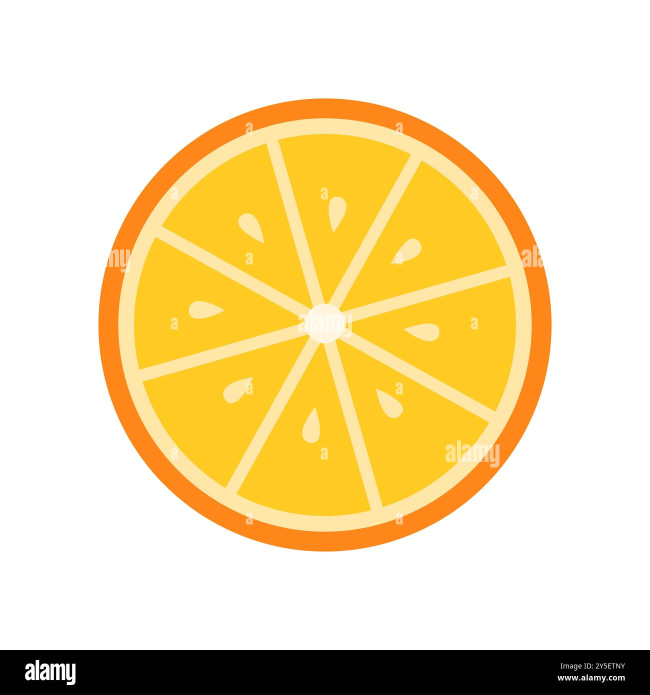 Slices fresh fruits on Stock Vector Images - Alamy