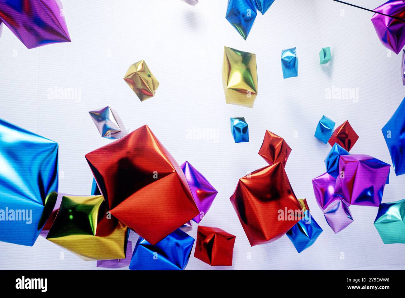 Squares Cubed Art Installation at Outernet London by Synthesia Artist ...