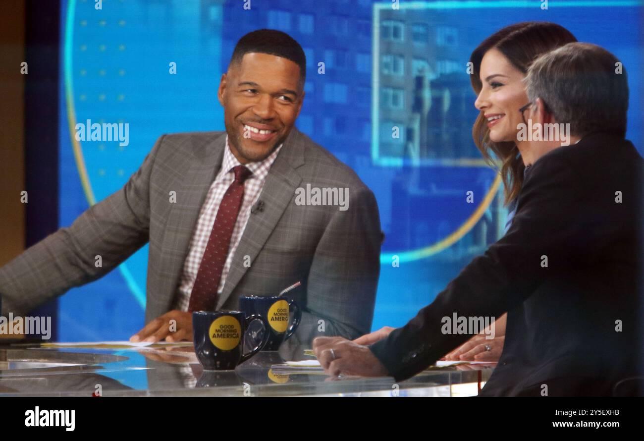 September 20, 2024 Michael Strahan, Rebecca Jarvis, George ...