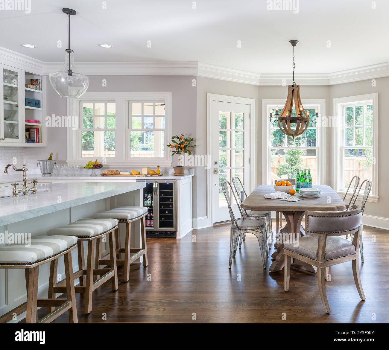 Kitchen glass sliding doors hi-res stock photography and images - Alamy