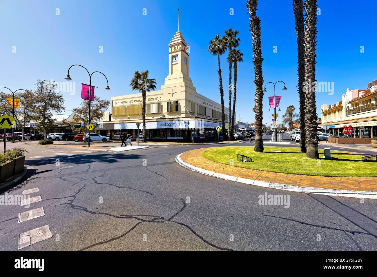 Mildura country town centre, Mildura, Northwest Victoria, Australia ...