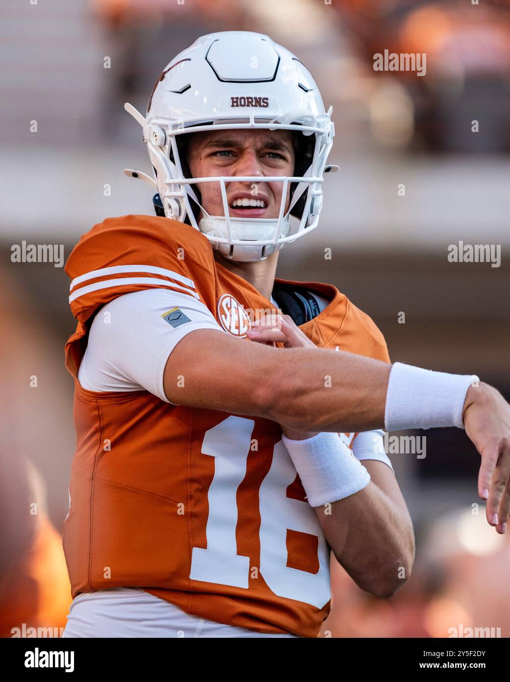 Austin, USA. 21st Sep, 2024. Sept 21, 2024.Arch Manning #16 of the ...