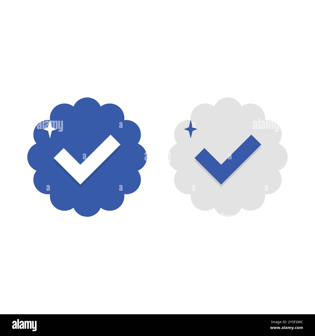 Official white blue certificate Stock Vector Images - Alamy