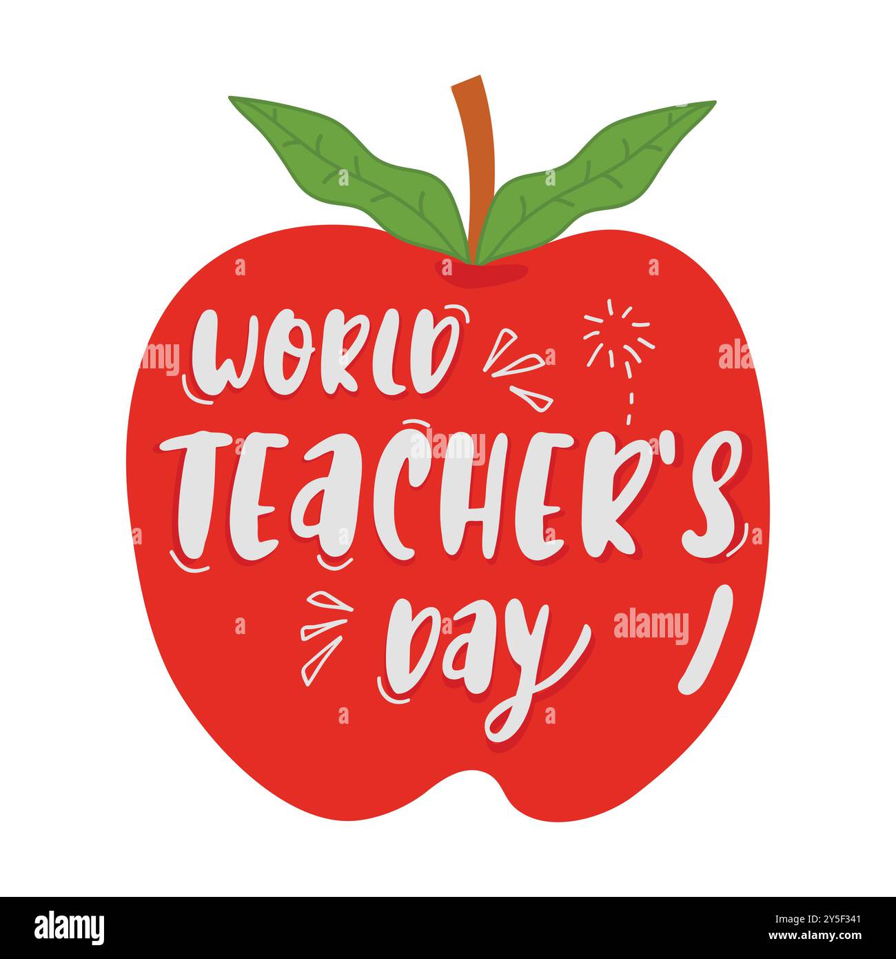 Apple shape cartoon hi-res stock photography and images - Alamy