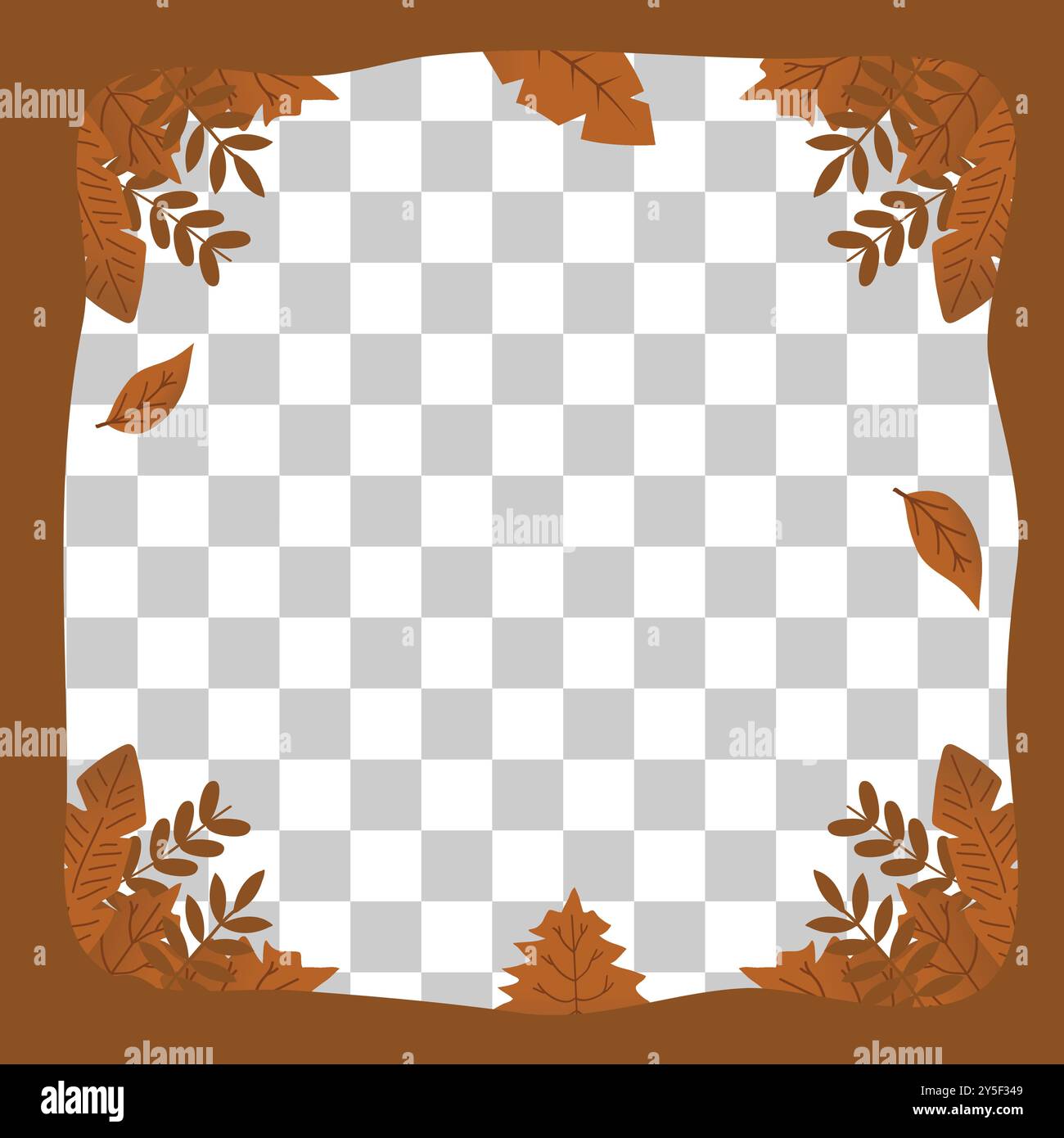 Design frame autumn theme background. Vector illustration Stock Vector ...