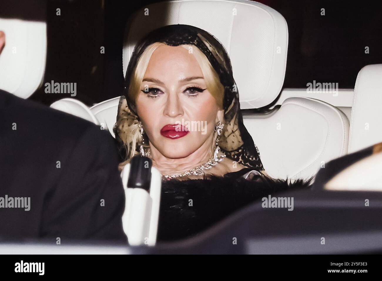 Milan, Madonna at the Dolce & Gabbana fashion show party - Celebrity ...