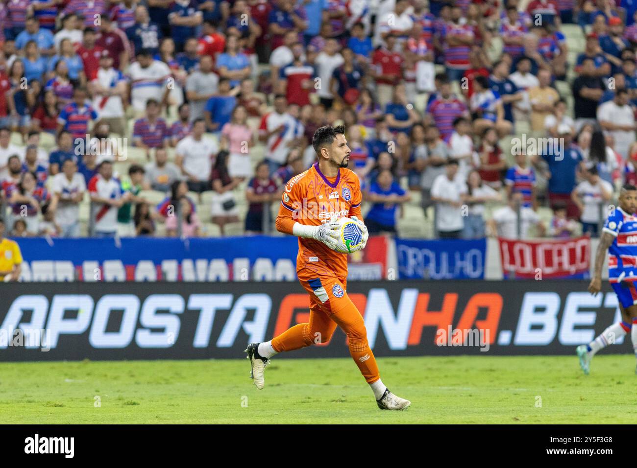 CE - FORTALEZA - 09/21/2024 - BRAZILIAN A 2024, FORTALEZA x BAHIA - Marcos Felipe goalkeeper of ...