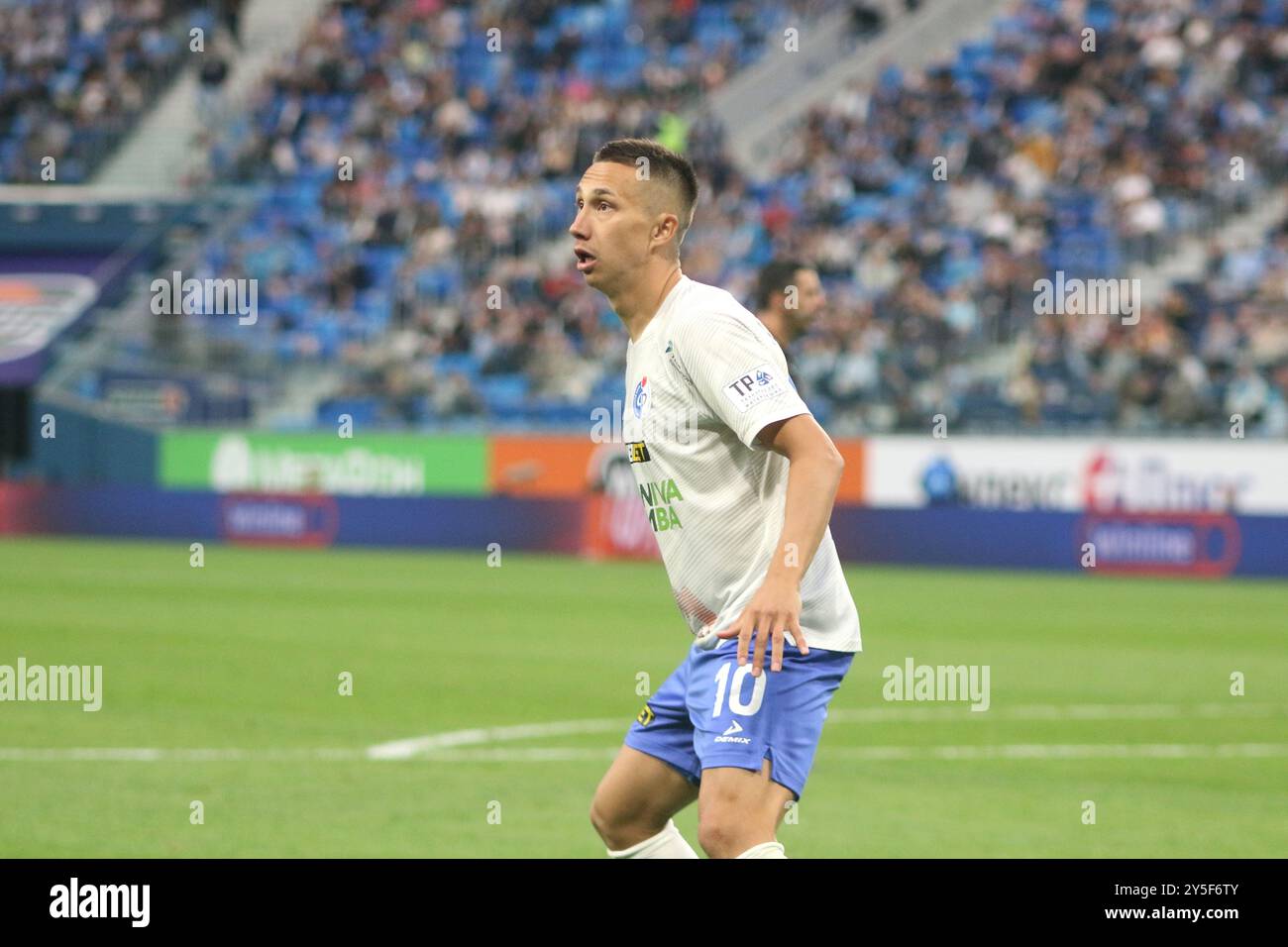 Saint Petersburg, Russia. 21st Sep, 2024. Ilnur Alshin (10) of Fakel ...