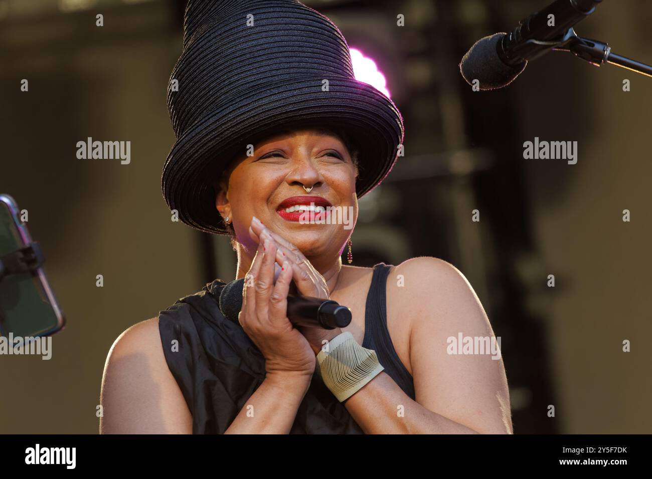 Lisa Fischer on stage at the Montreal International Jazz Festival ...
