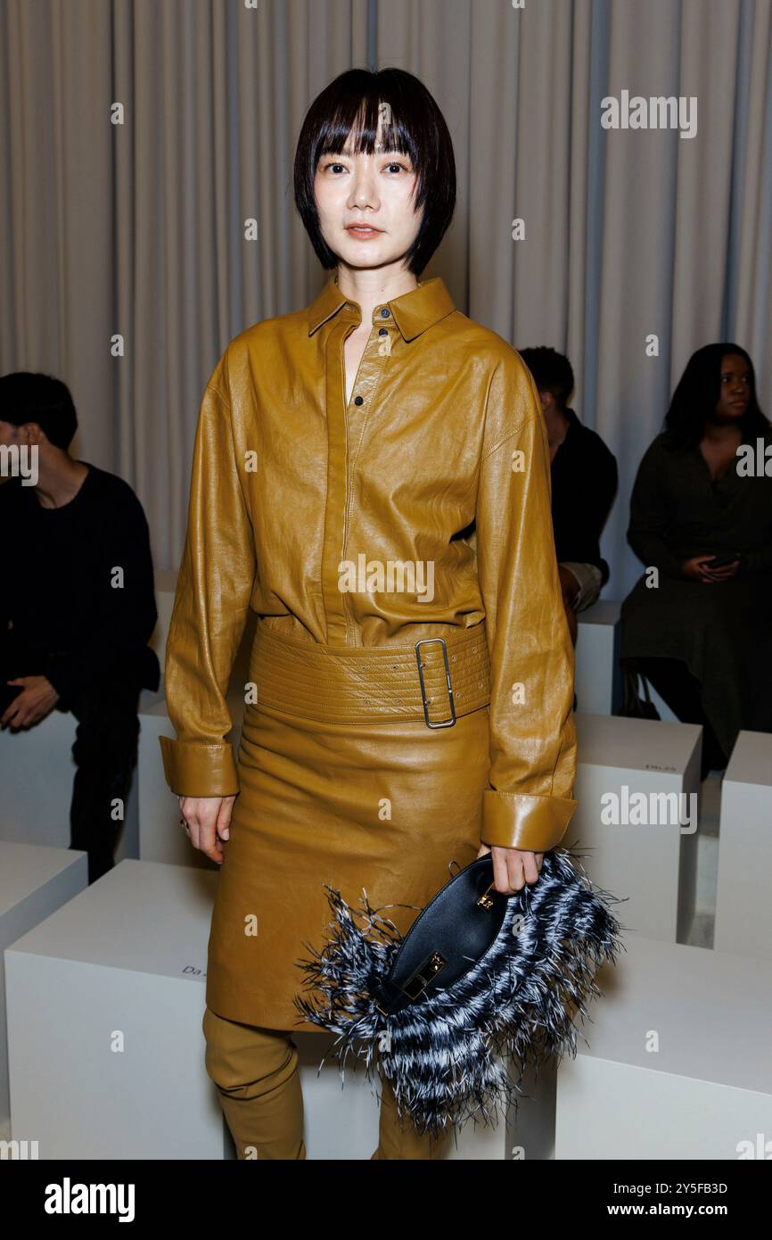 Milan, Italien. 21st Sep, 2024. Doona Bae attends FERRAGAMO Spring ...