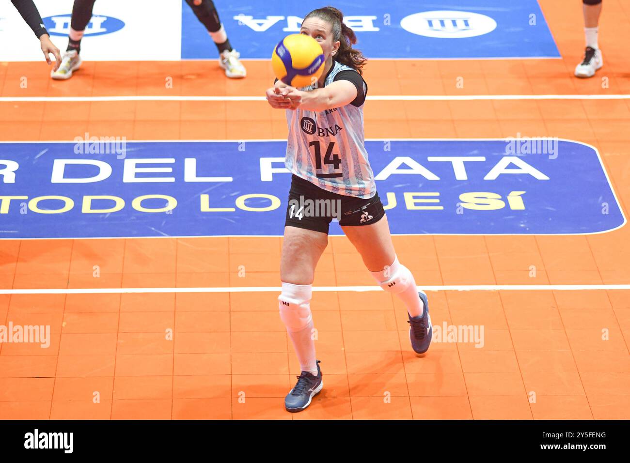 Victoria Mayer. Argentina Women's Volleyball Team (Las Panteras Stock ...