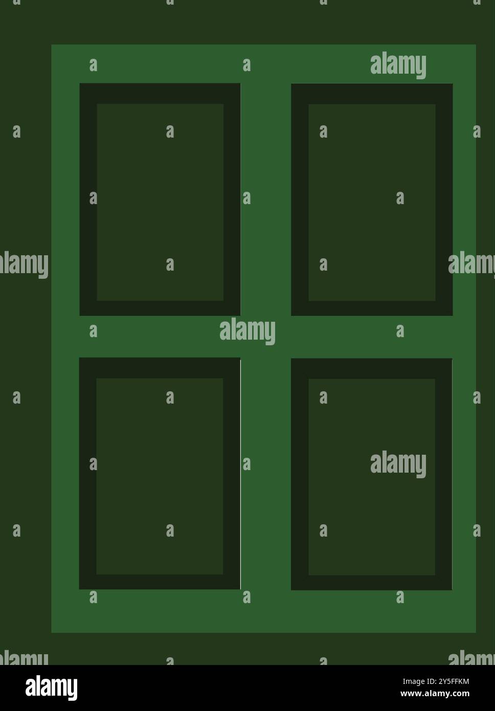 Indian village house window or door design. Wooden door vector ...