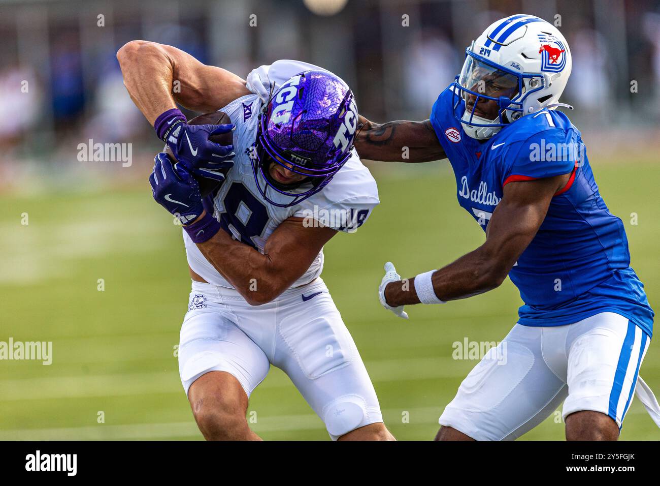 Dallas, Texas, USA. 21st Sep, 2024. TCU Horned Frogs wide receiver Jack ...