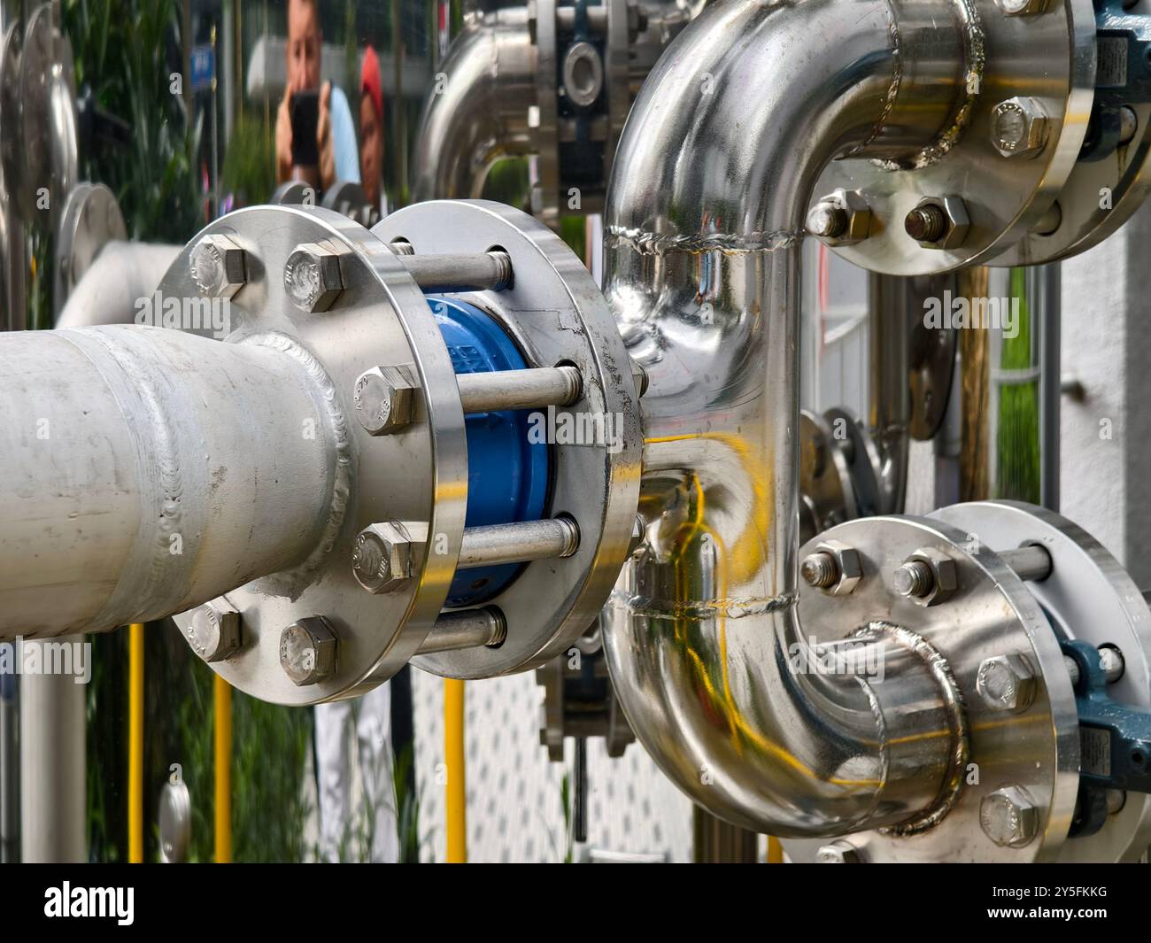 A collection of pipes is interconnected with each other Stock Photo - Alamy