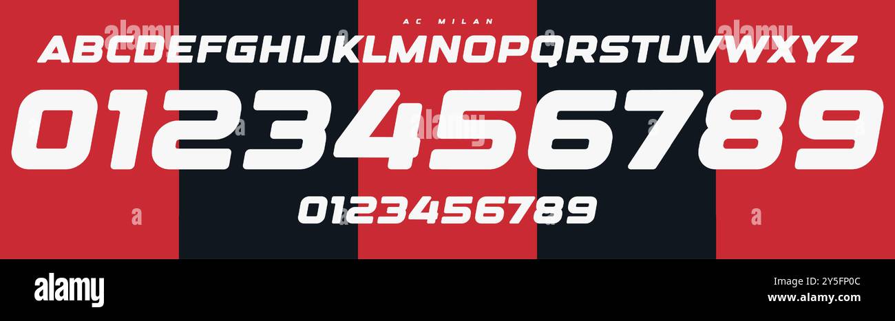 Dynamic bold athletic font, strong impactful numbers and letters for ...