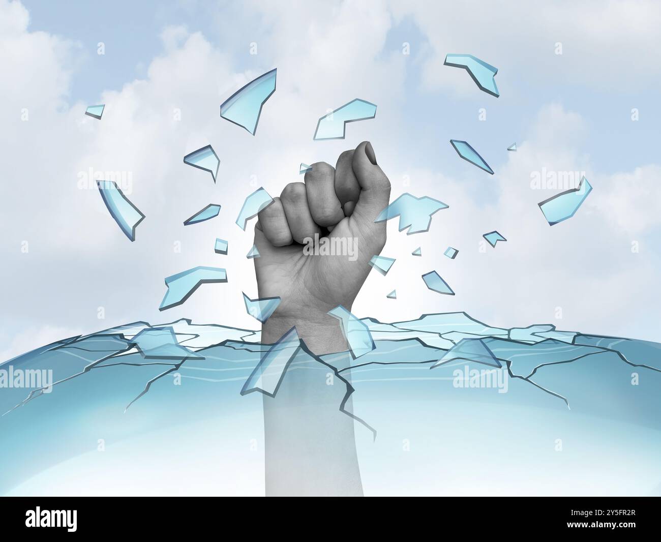 Breaking glass ceiling hi-res stock photography and images - Alamy