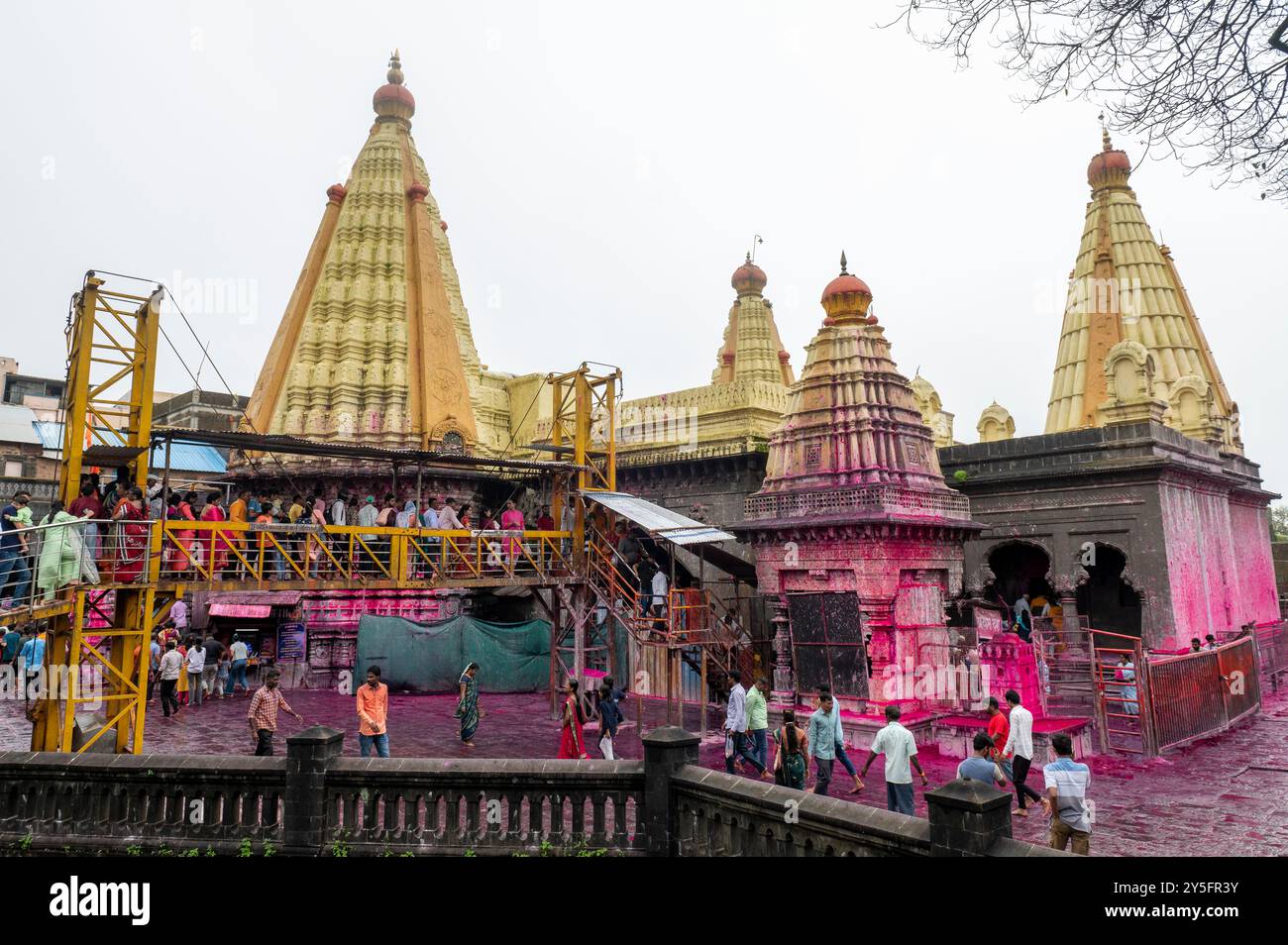 Kolhapur , India - 8 September 2024 View of the Jyotiba Temple is a ...