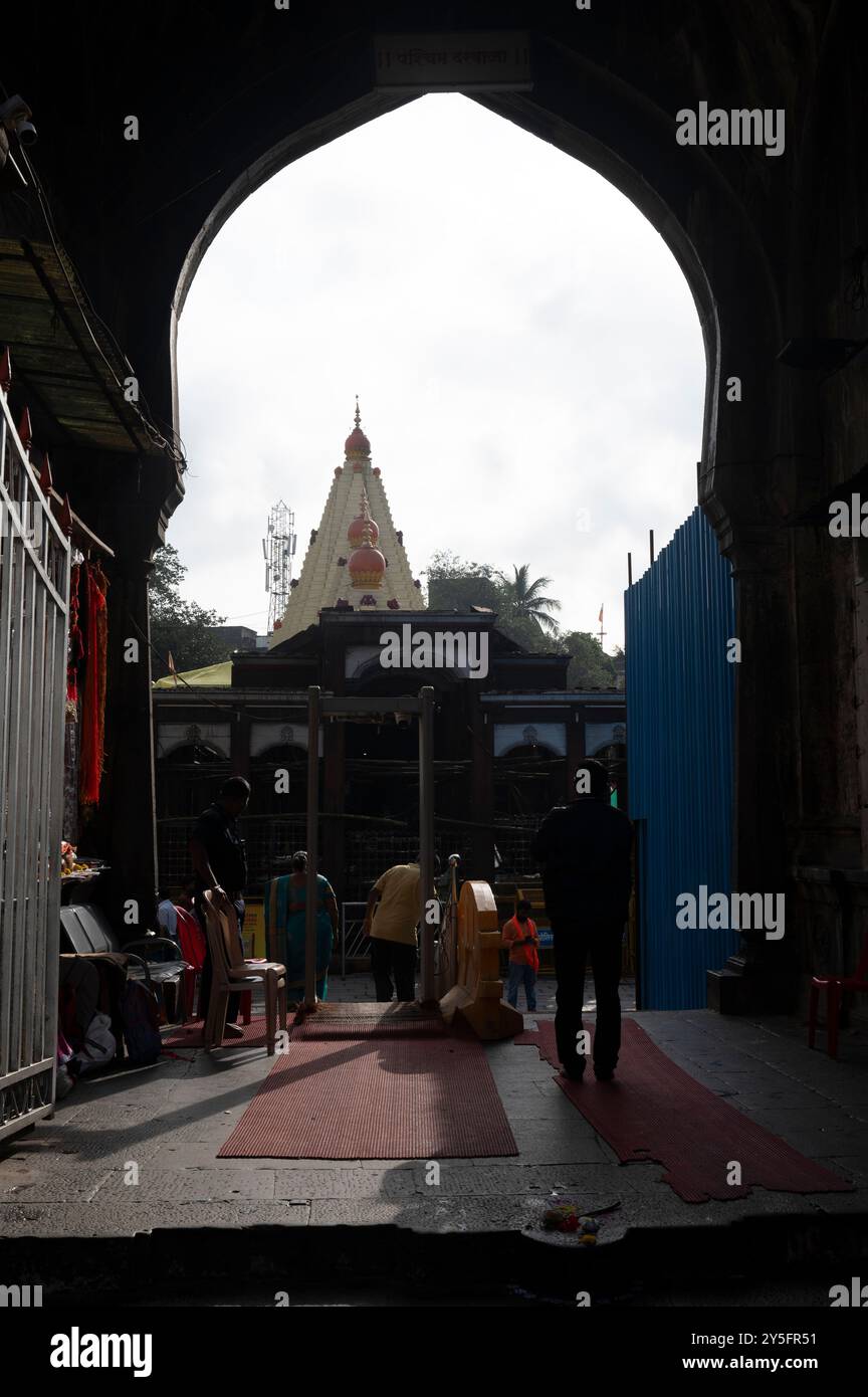 Kolhapur , India - 9 September 2024 From West door Shri Mahalakshmi ...