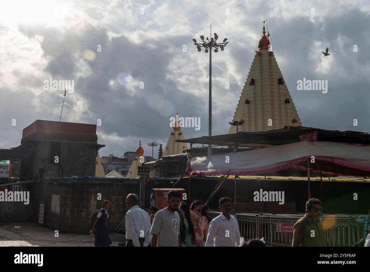 Kolhapur , India - 9 September 2024 Shri Mahalakshmi Ambabai Temple is ...