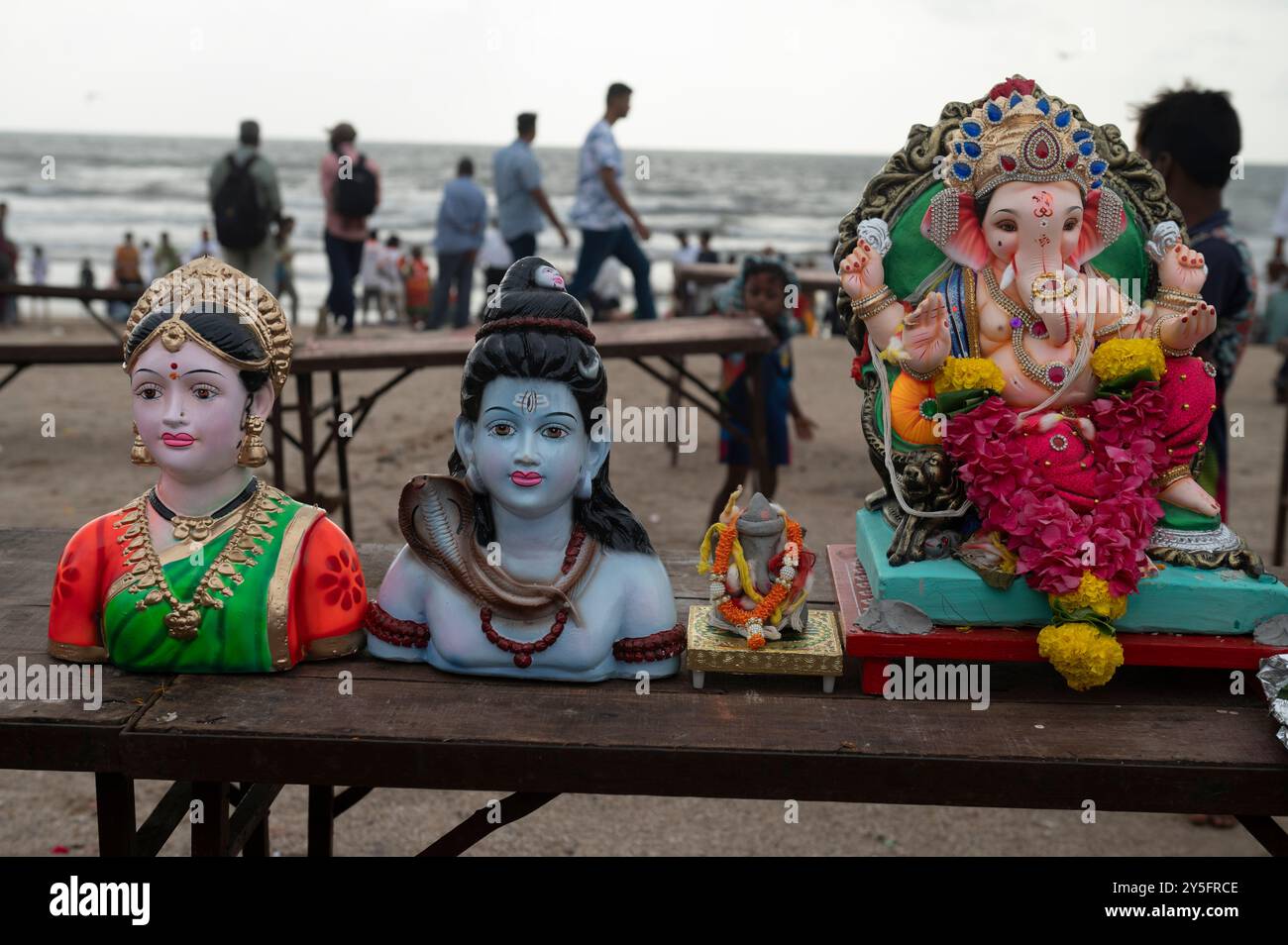 Mumbai , India - 12 September 2024 Idols of Goddess Gauri or Parvati ...