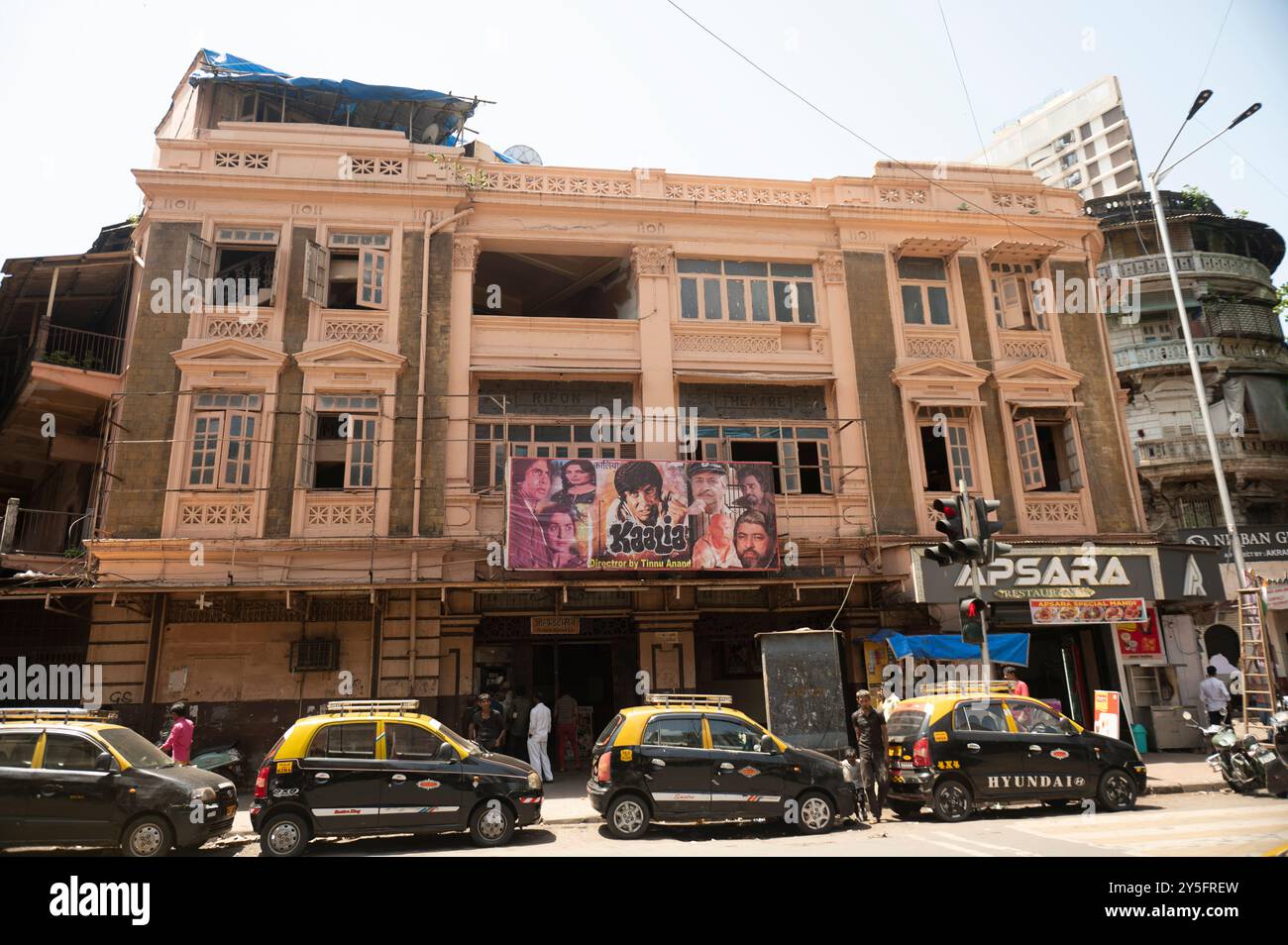 Mumbai, India - 17 September 2024 Alfred Talkies An old British era ...
