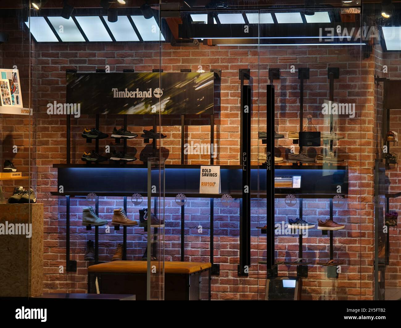 KUALA LUMPUR, MALAYSIA - AUGUST 28, 2024: Timberland brand retail shop ...