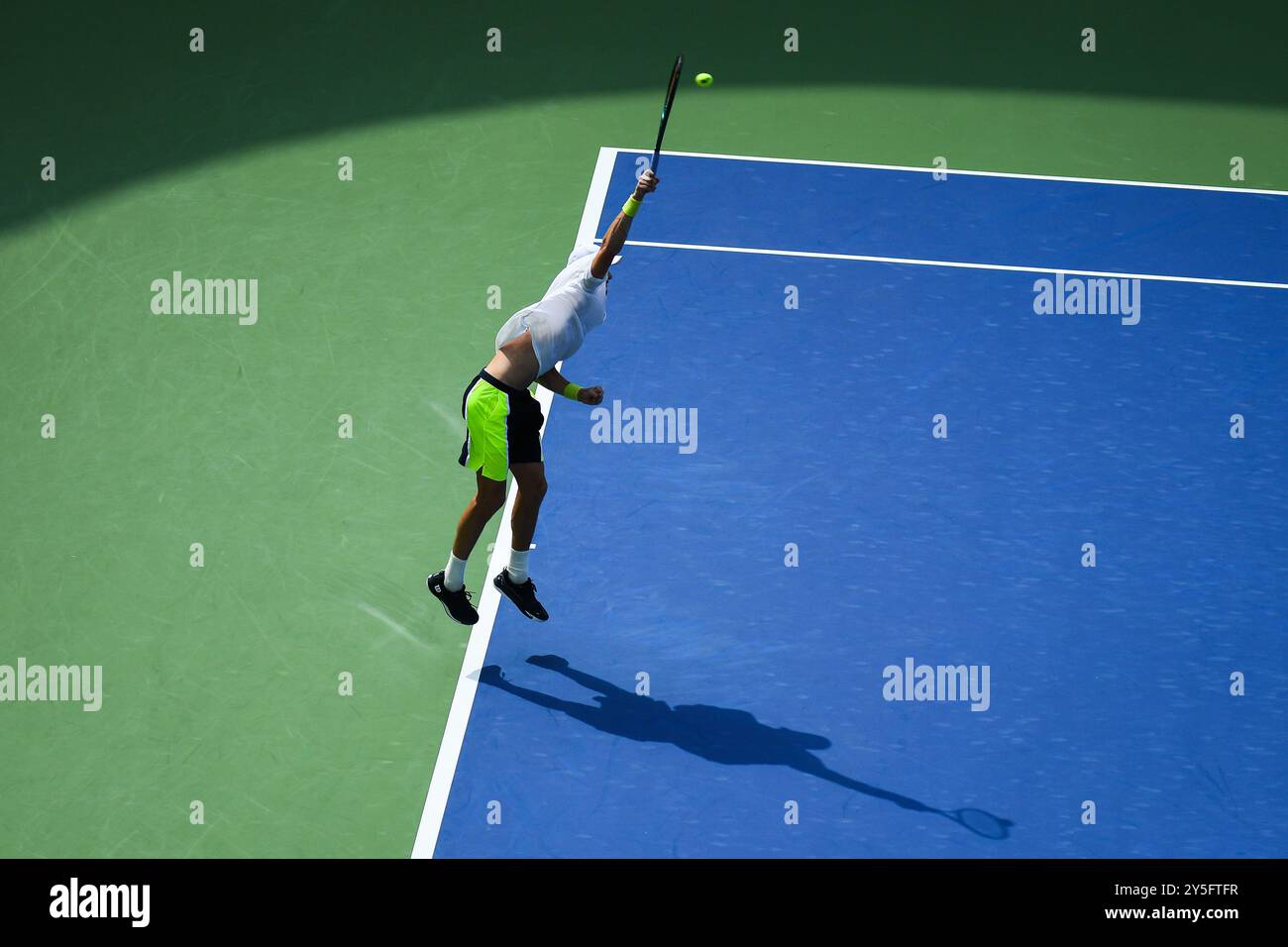 Chengdu, China. 22 September, 2024. Nicolas JARRY (CHI) during the Day ...