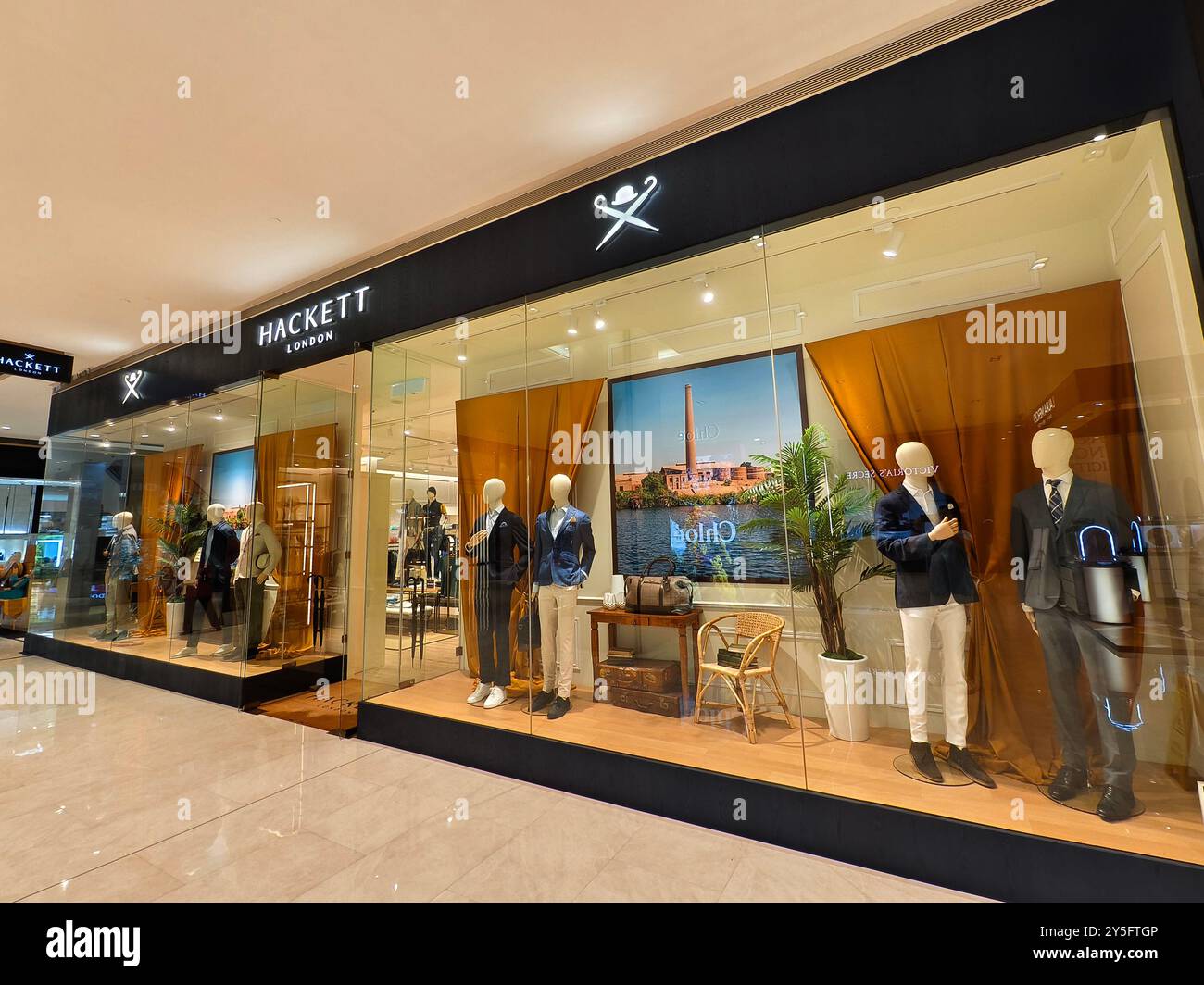 KUALA LUMPUR, MALAYSIA - AUGUST 28, 2024: Hackett brand retail shop in ...