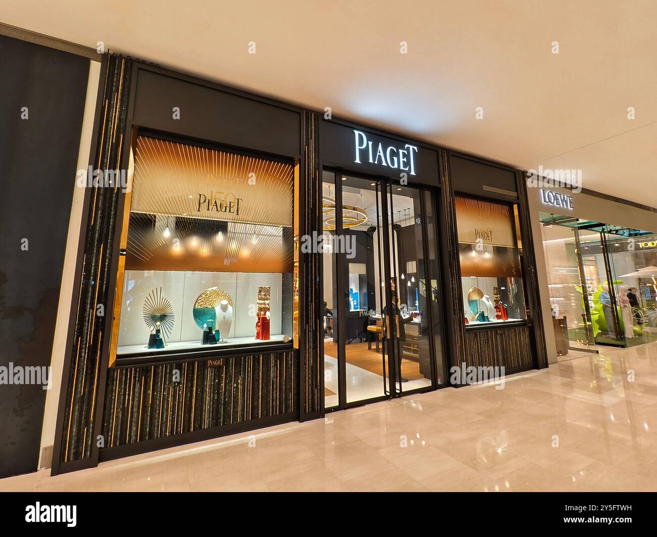 KUALA LUMPUR, MALAYSIA - AUGUST 28, 2024: Piaget brand retail shop in ...
